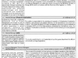 SSGC Jobs (Sui Southern Gas Company Jobs) [Male+Female]